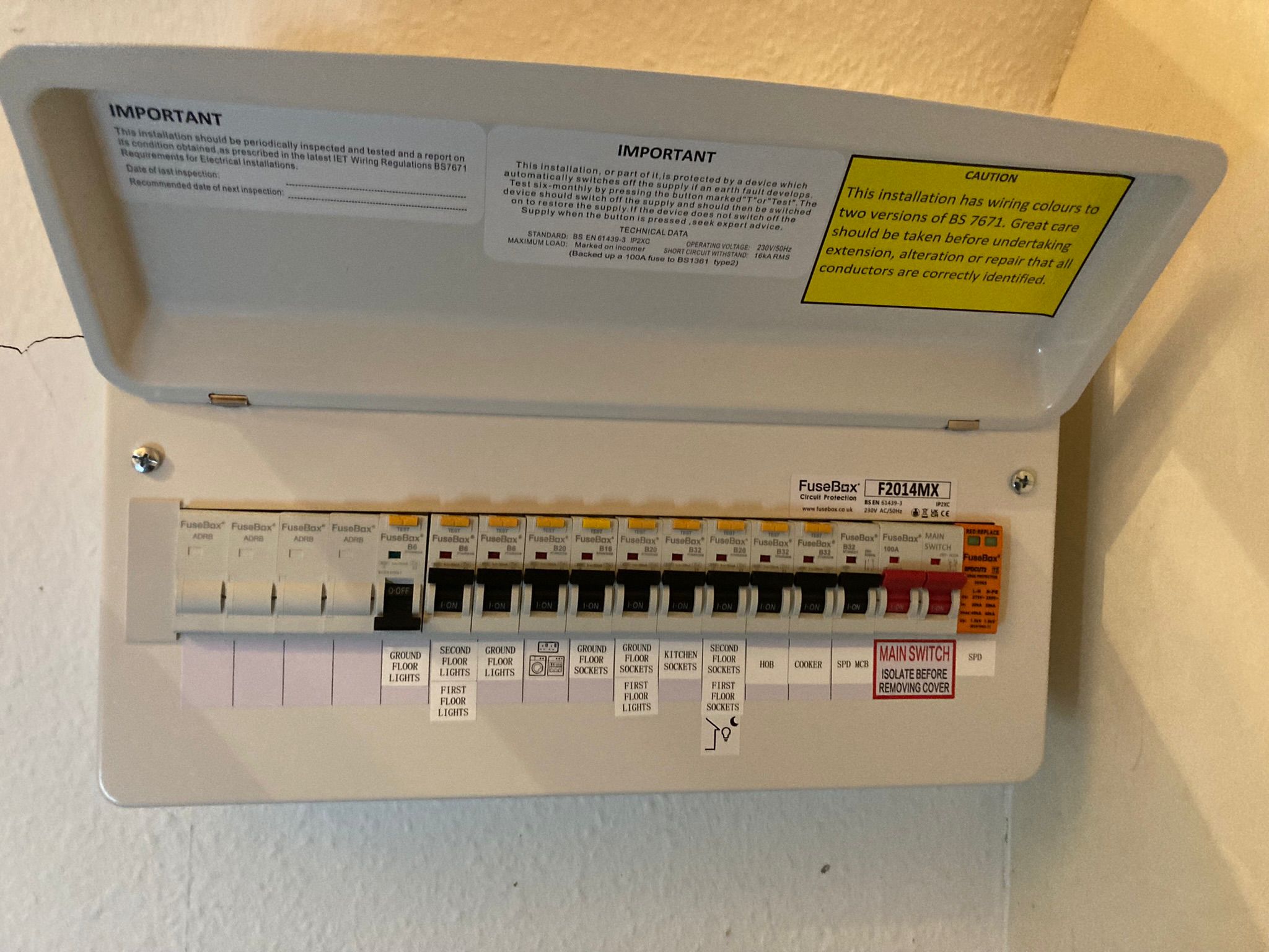 Consumer unit upgrade Electrician | N J Higginson Electrical contractor